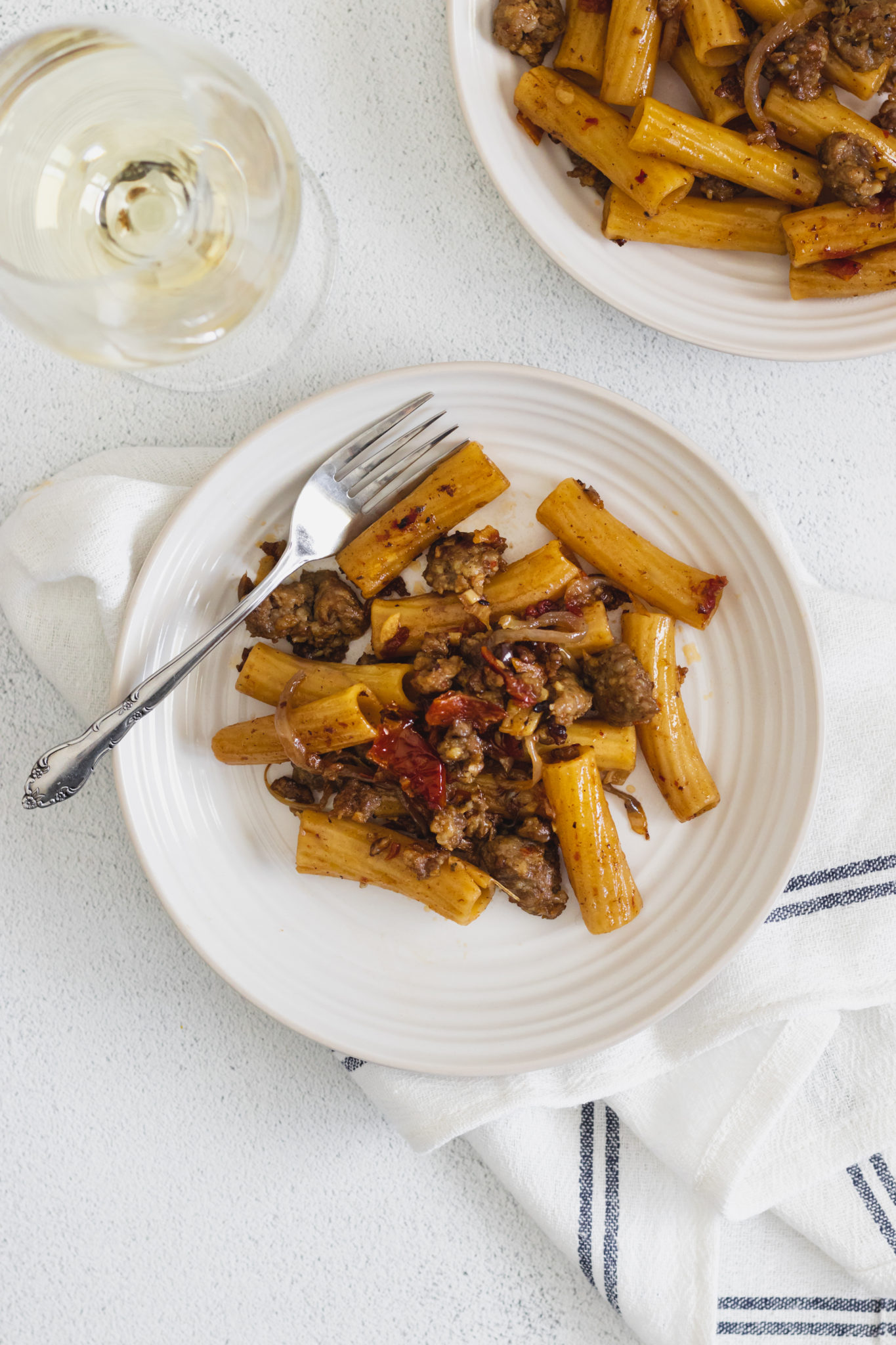 Spicy Sausage Pasta (One Pot Recipe) MAY EIGHTY FIVE