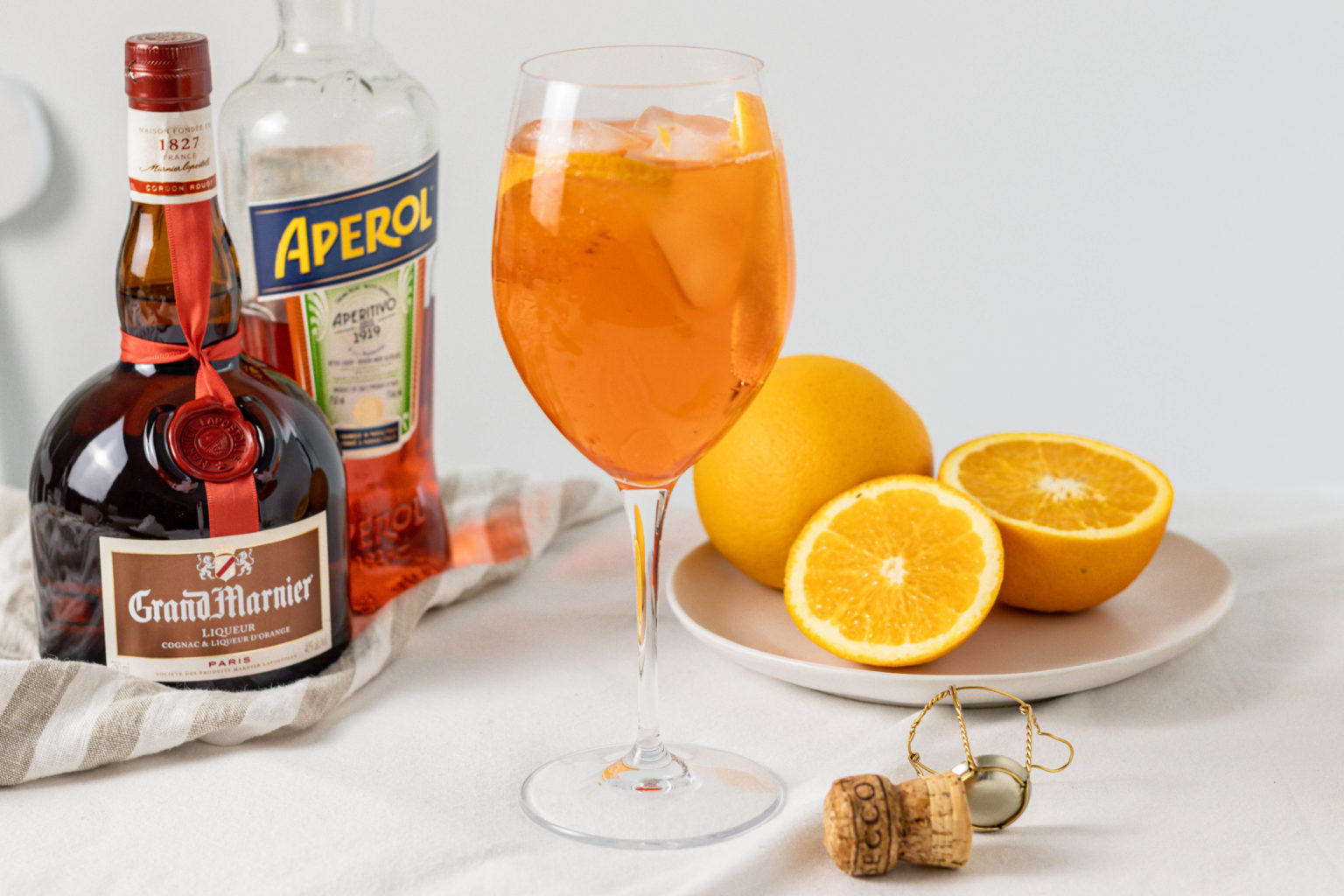 The Best Fall Aperol Spritz Cocktail with Ginger Beer - MAY EIGHTY FIVE
