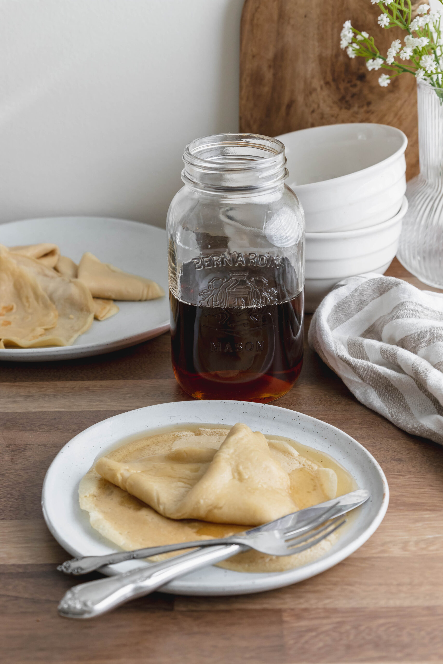 Easy Make Ahead Crepe Recipe - MAY EIGHTY FIVE