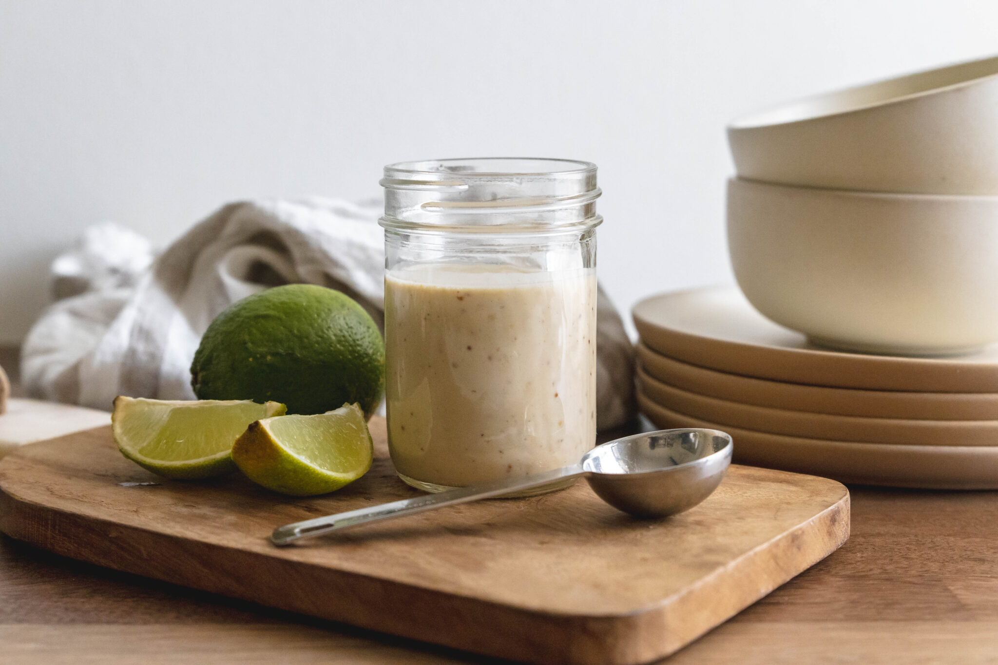 Quick and Simple: Creamy Honey Lime Salad Dressing - MAY EIGHTY FIVE