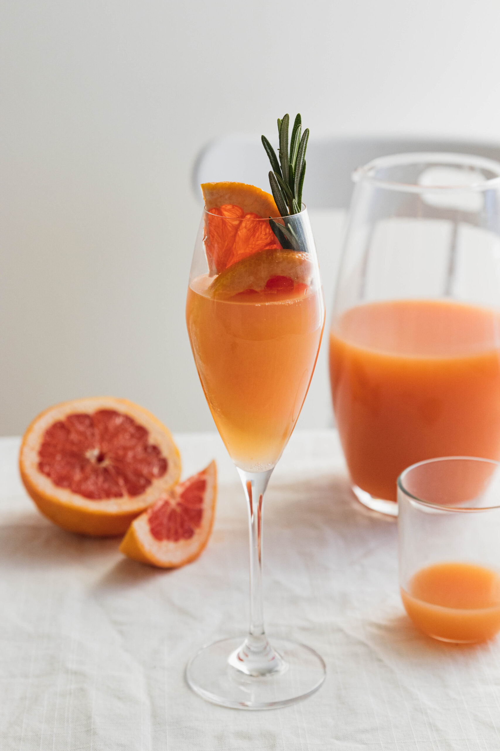 (Pink) Grapefruit Mimosas - MAY EIGHTY FIVE