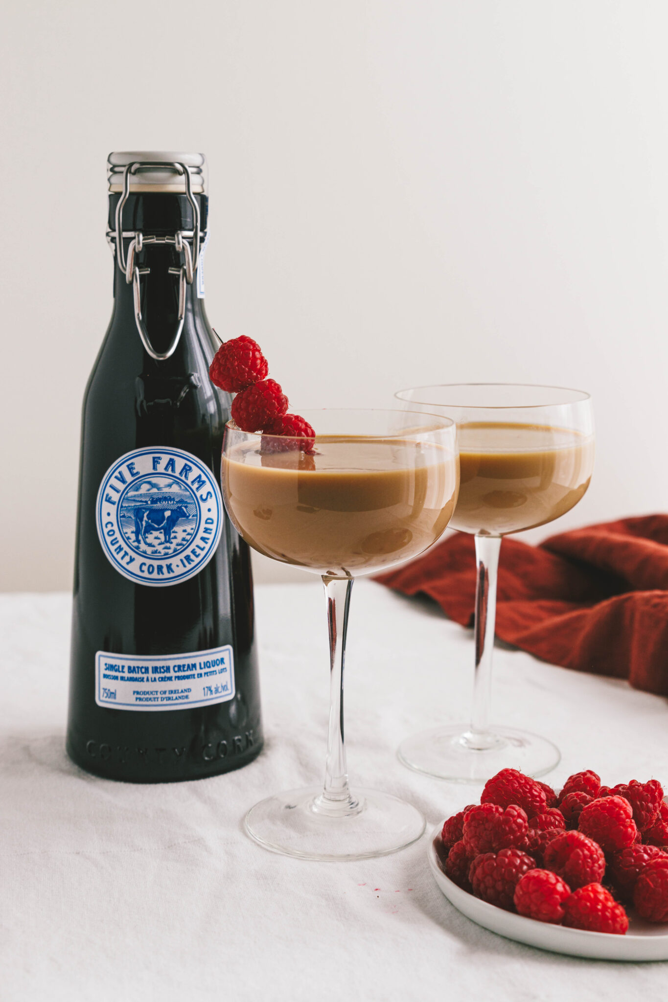 Best Raspberry and Irish Cream Cocktail Recipe - MAY EIGHTY FIVE