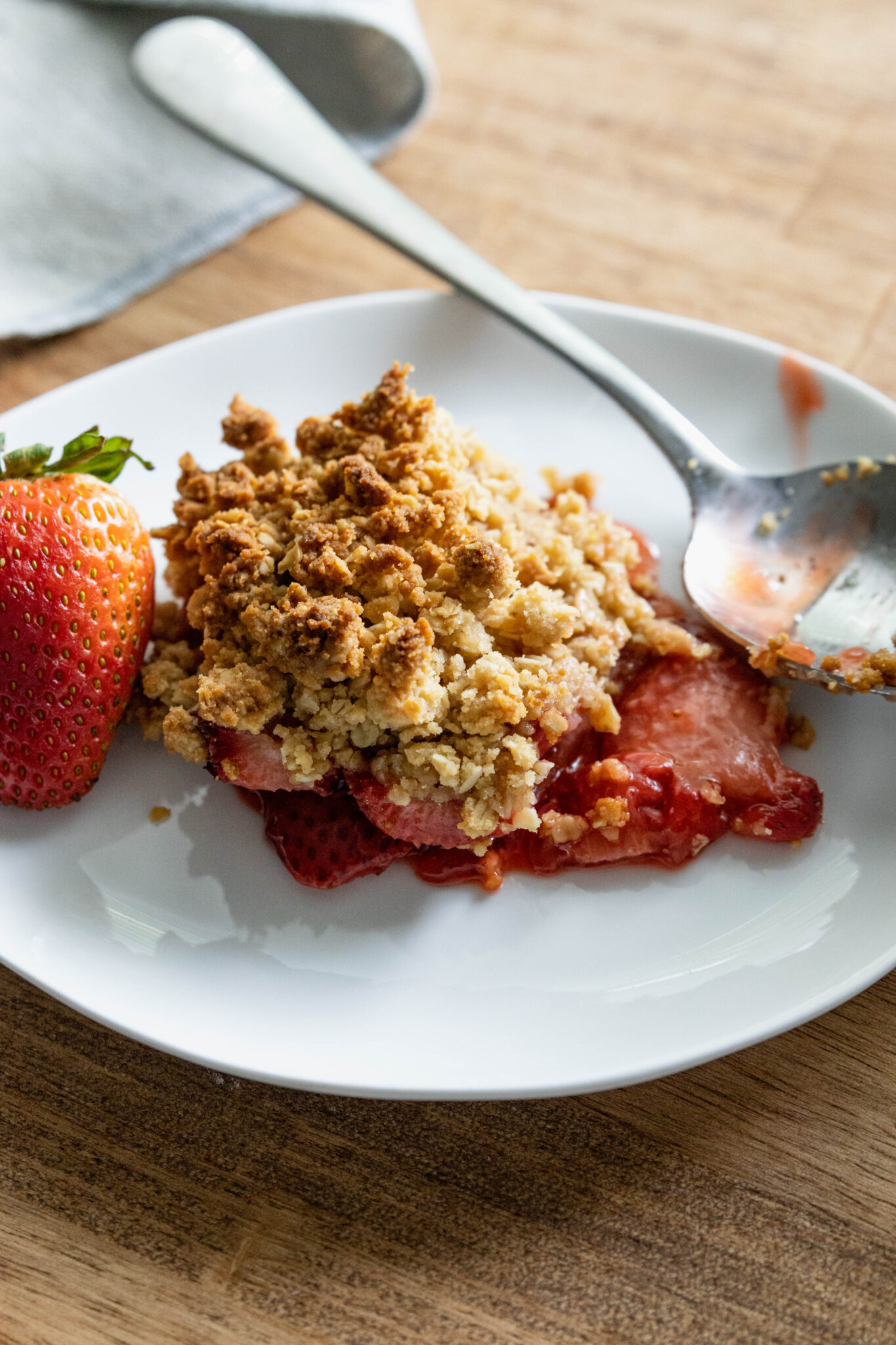 Best Strawberry Crumble Recipe - may eighty five