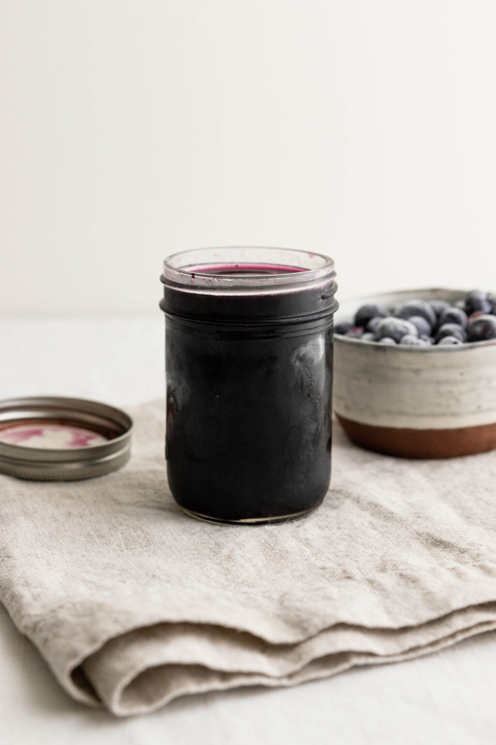 Easy Homemade Blueberry Simple Syrup Recipe for Cocktails - may eighty five