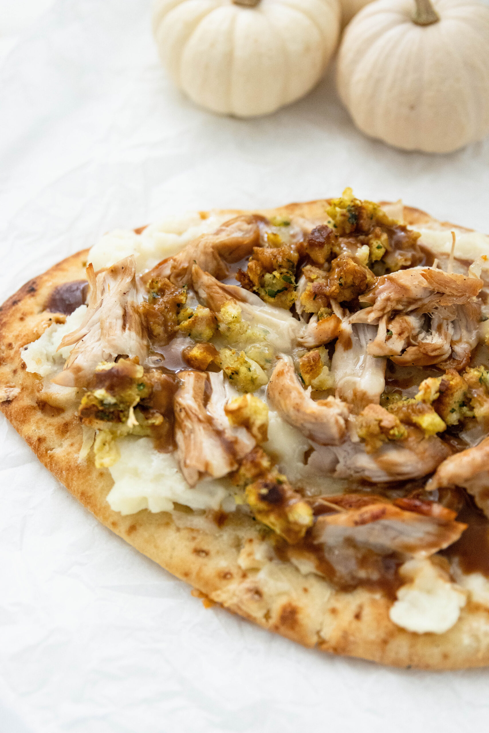 Thanksgiving Leftovers Pizza - MAY EIGHTY FIVE