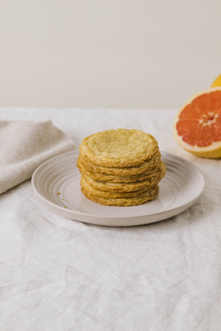 Grapefruit Sugar Cookies Recipe - MAY EIGHTY FIVE