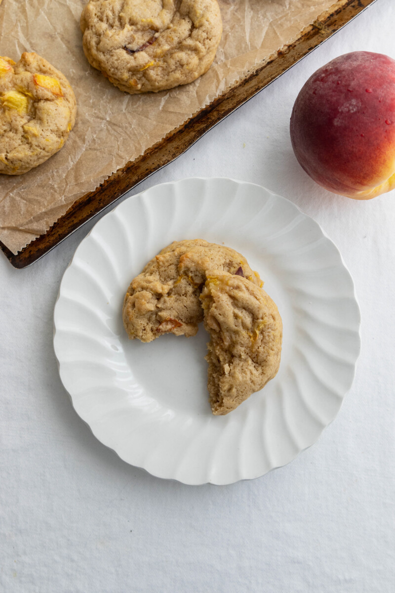 Soft & Chewy Peach Cookies - may eighty five