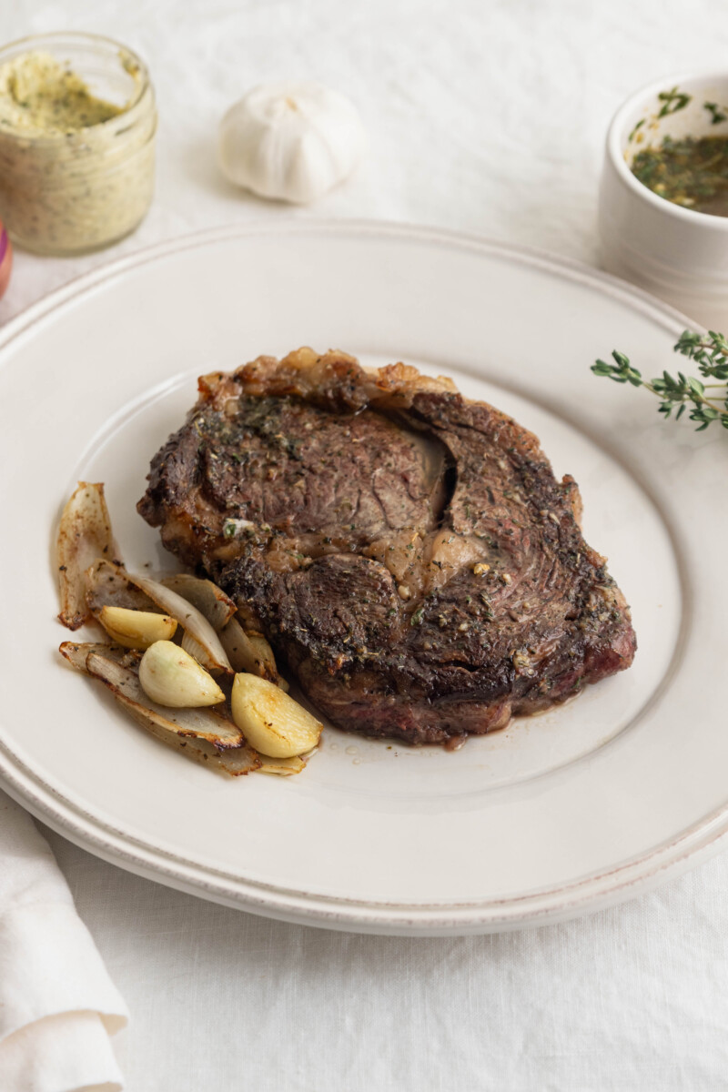 How to Cook Ribeye Steak (Perfect Pan-Seared Ribeye) - may eighty five